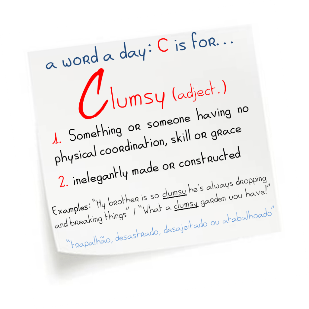 C is for Clumsy - The English Affair